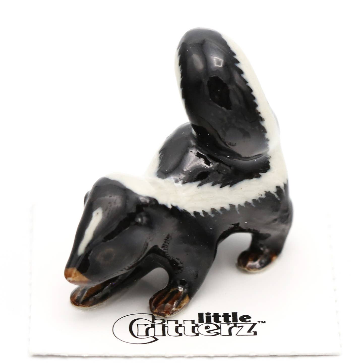 Stinker Skunk Porcelain Miniature – Ember and Stone Curiosities