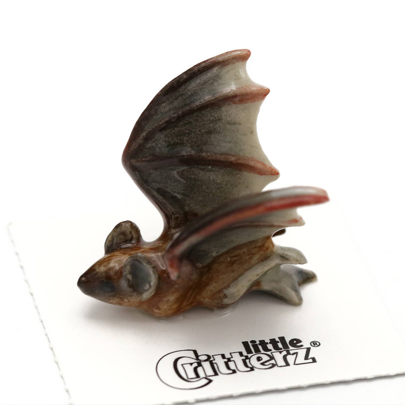 Sonora Cave Bat Porcelain Miniature – Ember and Stone Curiosities