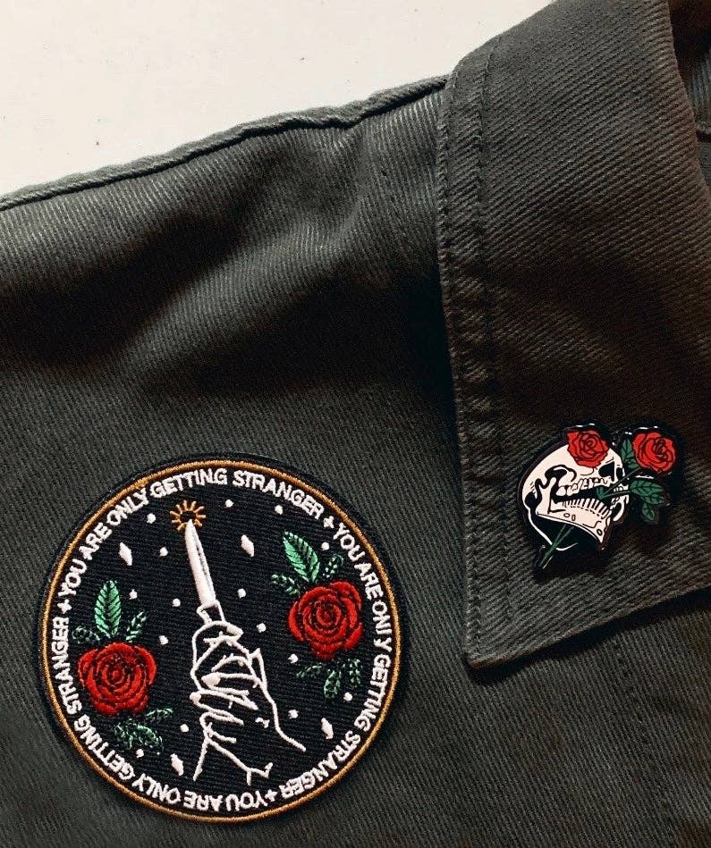 Embroidered Patch - "You Are Only Getting Stranger" – Ember and Stone ...