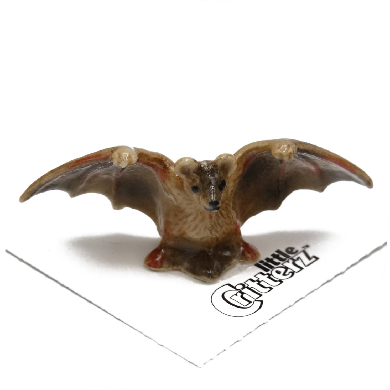 Pulse Brown Bat Porcelain Miniature – Ember and Stone Curiosities