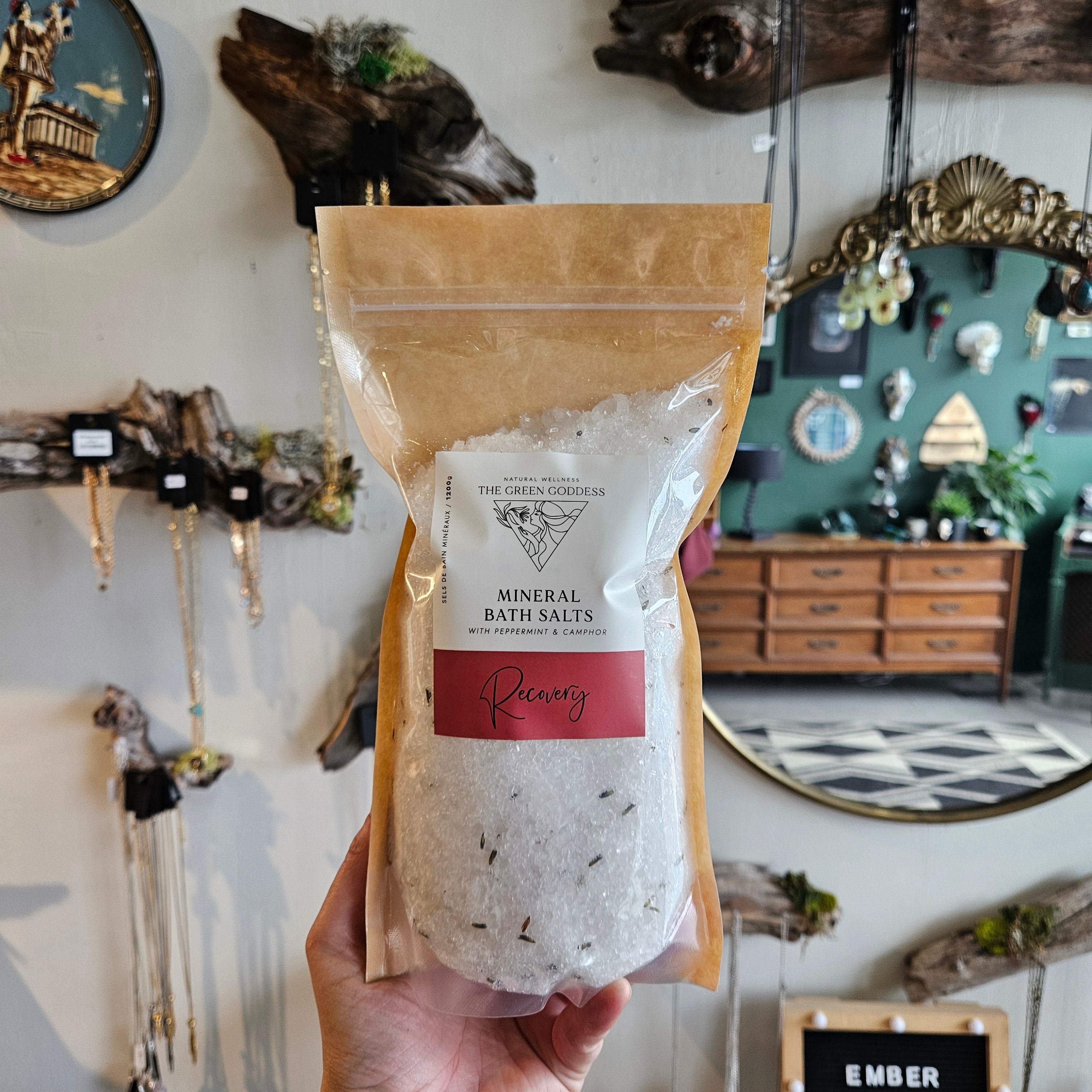 Green Goddess Recovery Salts – Ember and Stone Curiosities