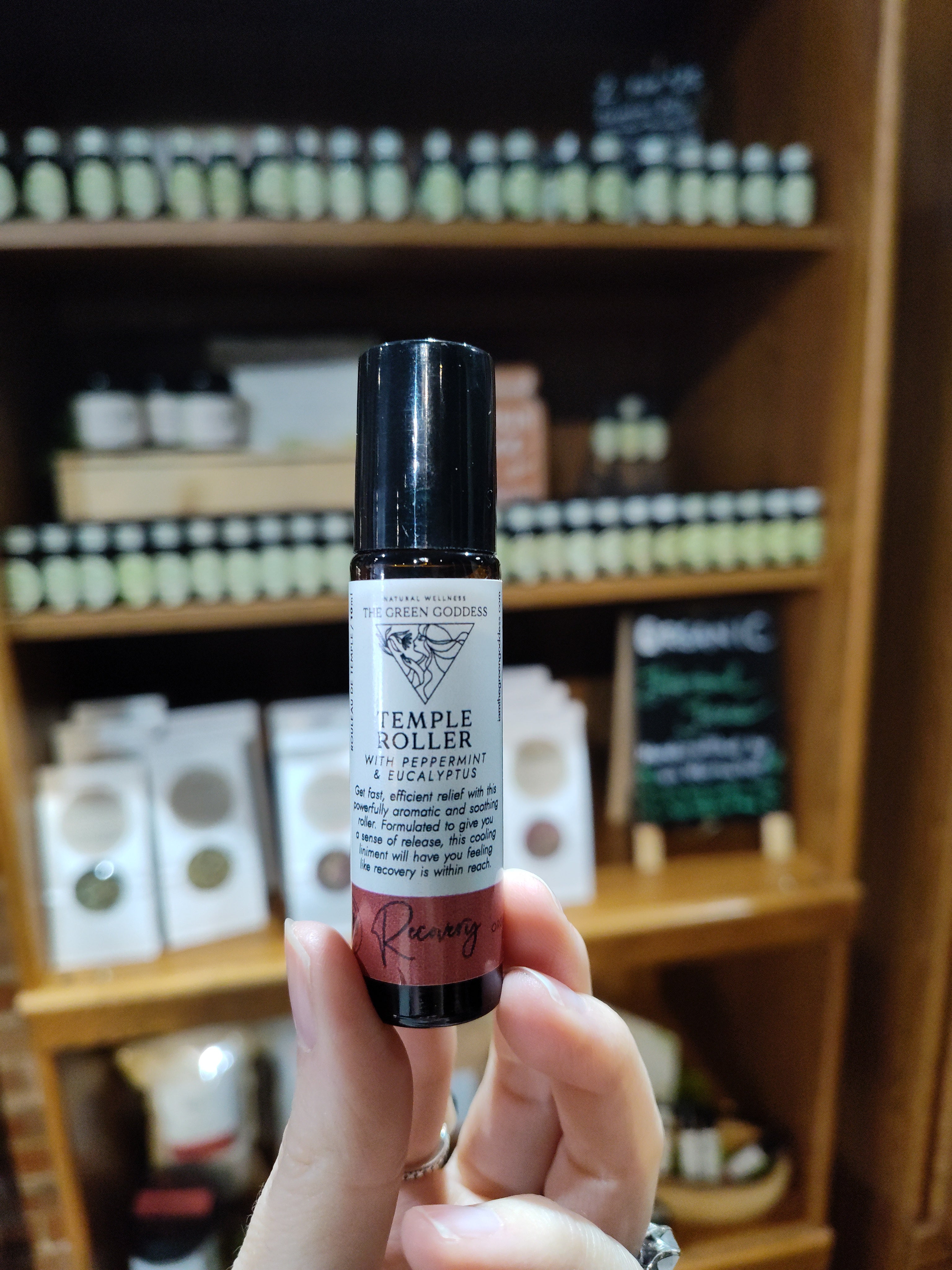 Green Goddess Recovery Temple Roller – Ember and Stone Curiosities